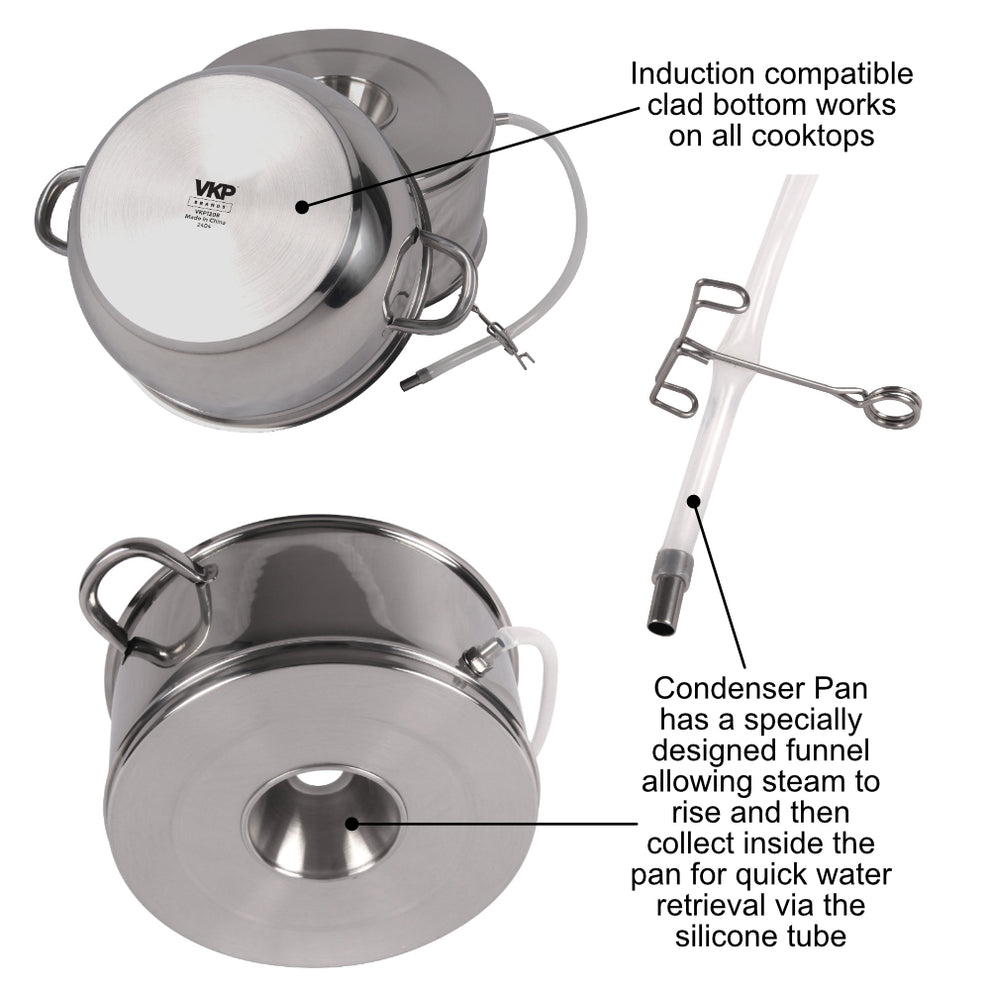 Little Creek Stainless Steel Water Distiller – VKP Brands